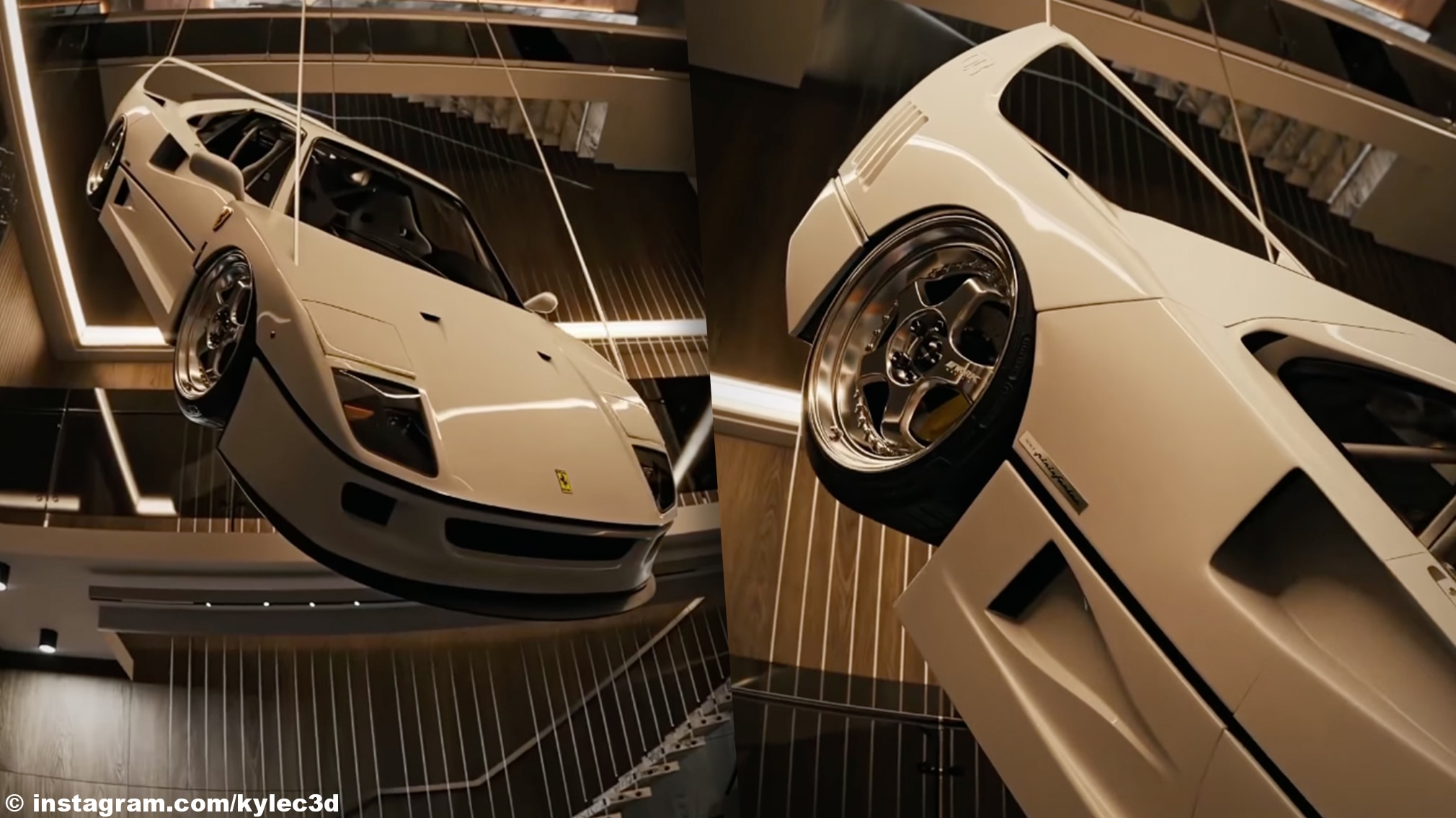 Ferrari F40 als Kronleuchter - AUTO BILD