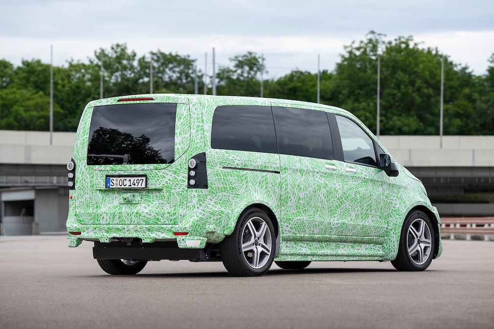 Erster Teaser zur neuen elektrischen V-Klasse von Mercedes - AUTO BILD