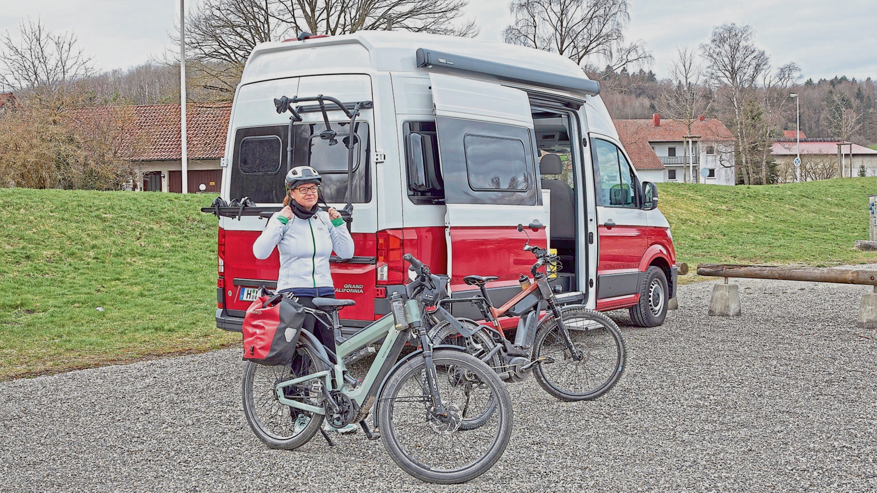 Wunderbar Transport Von Fahrradern Bild