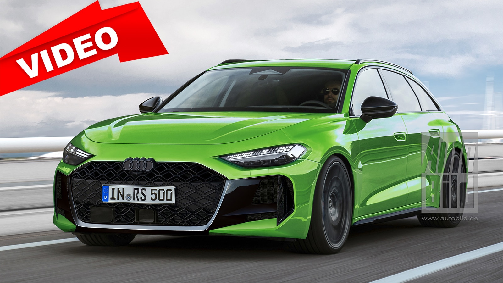 Audi RS 5 Avant – Nachfolger des RS 4 – Illustration - AUTO BILD