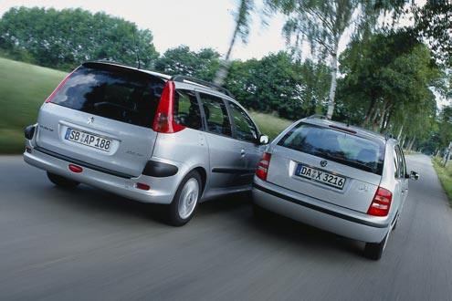 Peugeot 206 SW gegen Skoda Fabia Combi - AUTO BILD