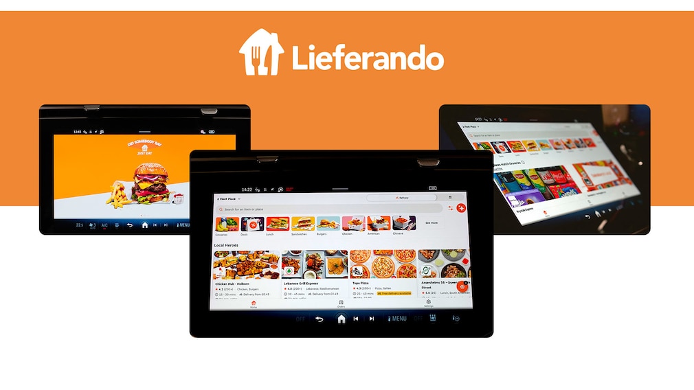 Lieferando und Mercedes-Benz starten In-Car-App - AUTO BILD