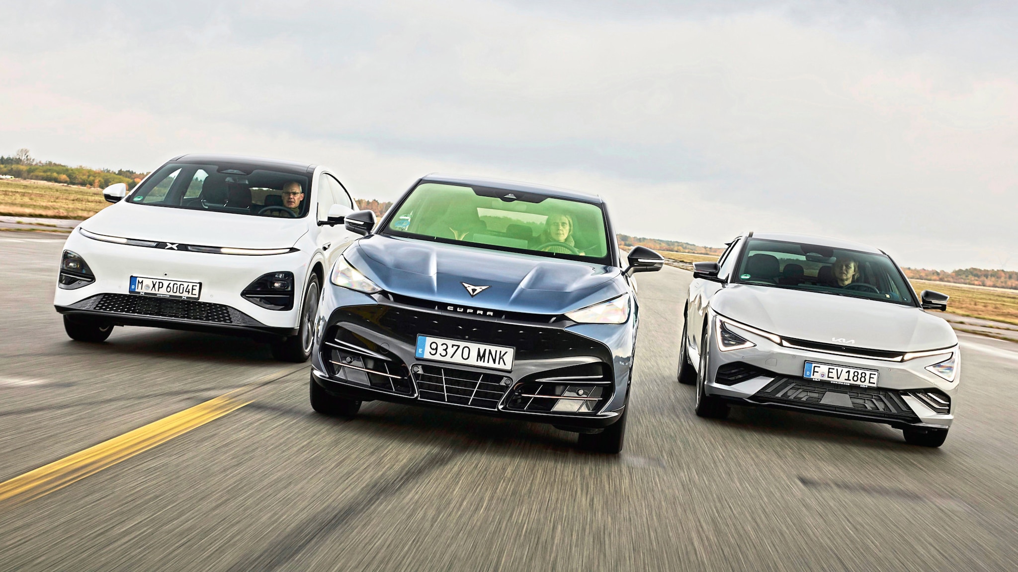 Cupra Tavascan, Kia EV6, Xpeng G6: Test - AUTO BILD