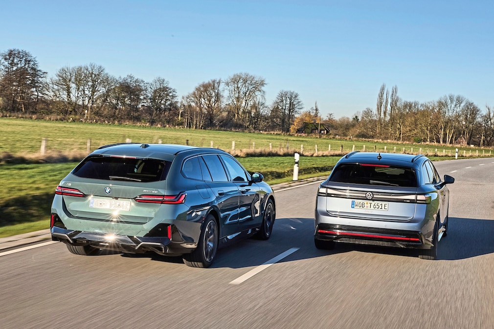 BMW i5 vs. VW ID.7: Wer baut den besseren E-Kombi? - AUTO BILD