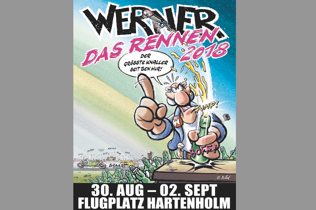 Der Erfinder von Werner Brösel und Red Porsche Killer wird 75 - AUTO ...