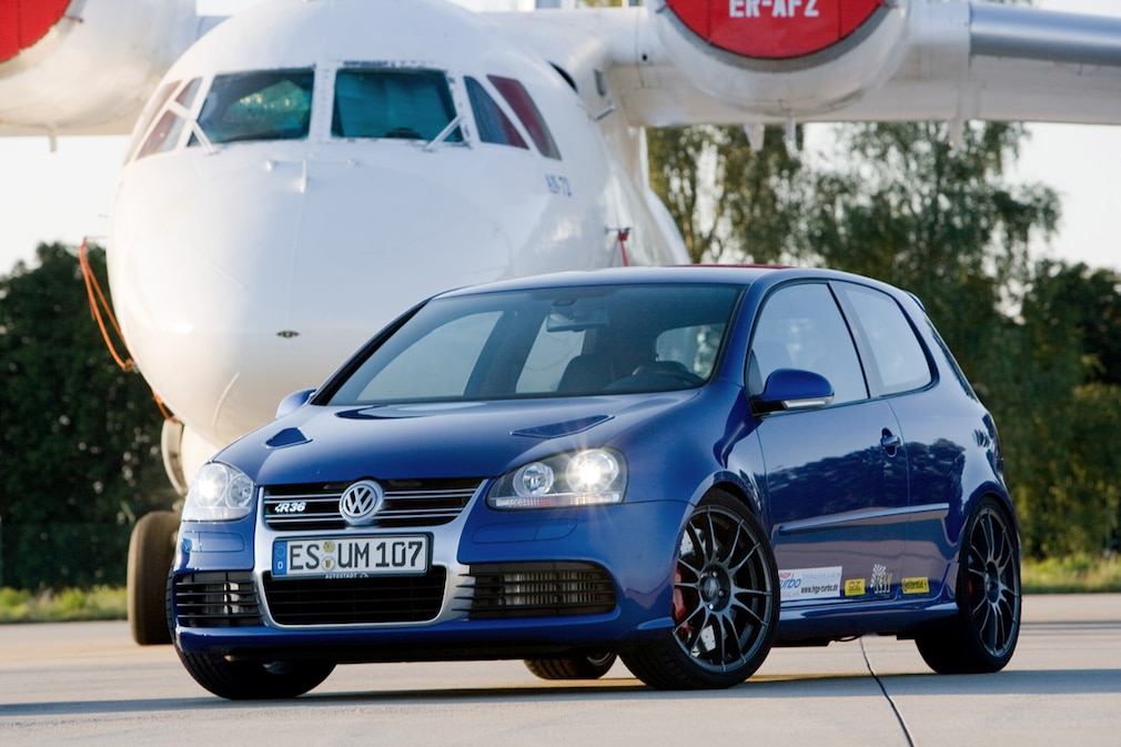 Test HGP Golf R36/Enco Porsche Turbo - AUTO BILD