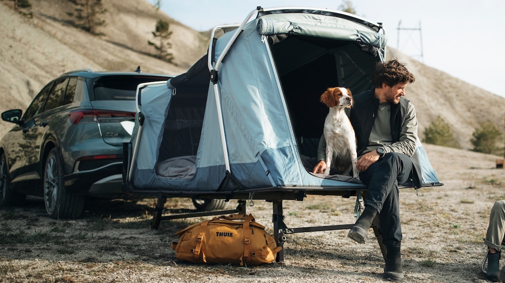 Thule "Outset": Zelt-Neuheit extra für die Anhängerkupplung! - AUTO BILD