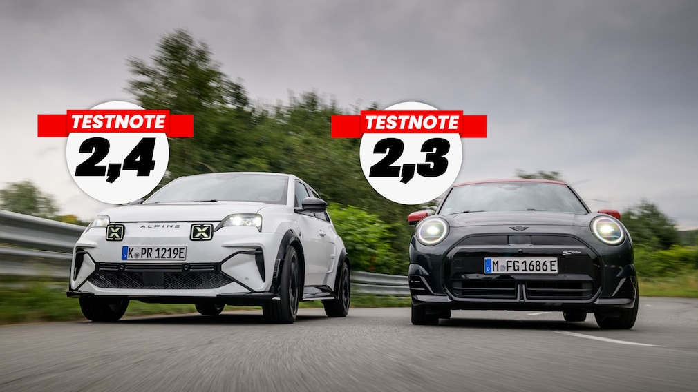 Alpine A290 vs. Mini Cooper SE: sportliche Elektroautos - AUTO BILD