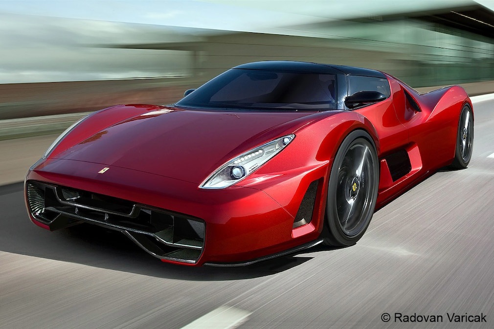 Ferrari F70 mit V8-Biturbo: So sieht der neue Enzo aus - AUTO BILD