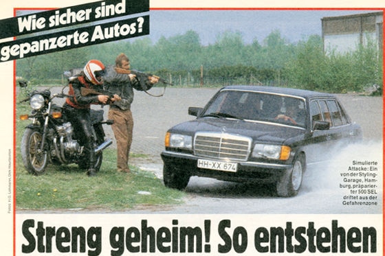 So entstehen Panzerautos: AUTO BILD-Archiv-Artikel 49/1986 - AUTO BILD ...
