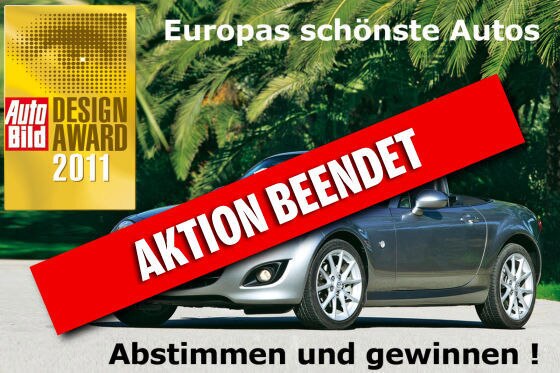 AUTO BILD Design Award 2011: Abstimmen und Mazda MX-5 gewinnen! - AUTO BILD