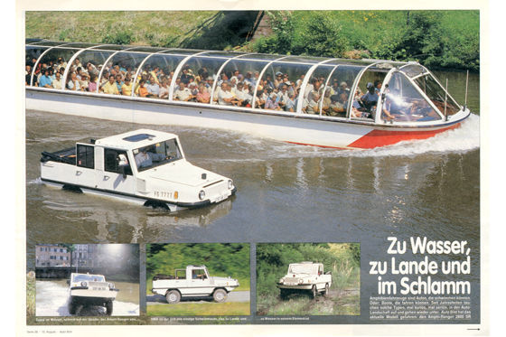Amphi-Ranger 2800 SR: AUTO BILD Archiv-Artikel 33/1987 - AUTO BILD KLASSIK