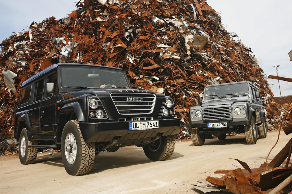 Land Rover Defender gegen Iveco Massif: Vergleich - AUTO BILD